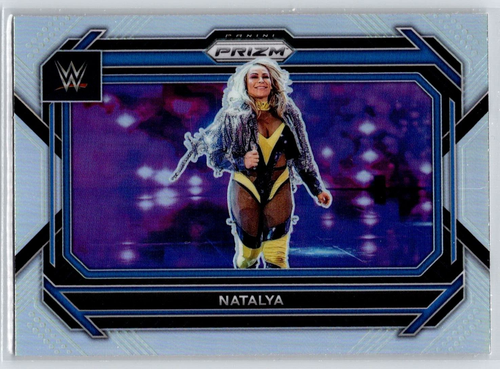 2023 Panini Prizm WWE Silver Prizm #17 Natalya SmackDown Wrestling Card ...