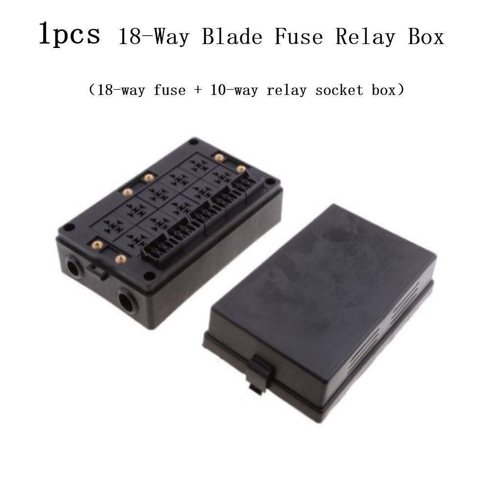 Brand New Fuse Relay Box Car Socket 10 Way Socket Box 18ch 195x120x45mm ...