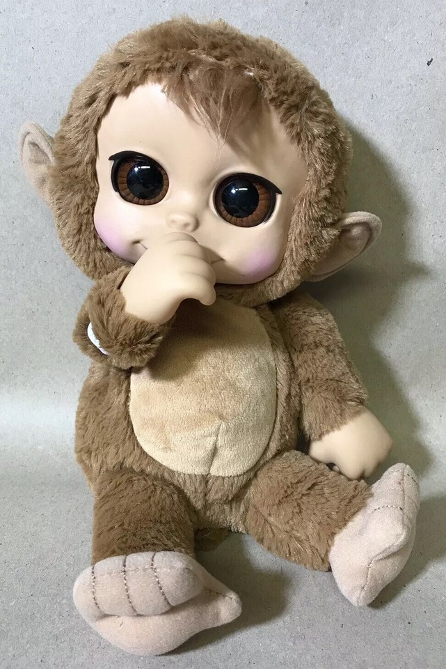 2014 Jakks Pacific Animal Babies Baby Monkey 13” Plush With Sounds | eBay