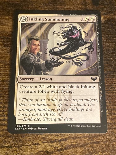 Inkling Summoning 195 Strixhaven School of Mages MTG Magic The ...