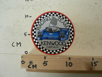 STICKER,DECAL KENWOOD RACING TEAM CAR HI-FI ENDURANCE RALLY ? BP BLUE ...
