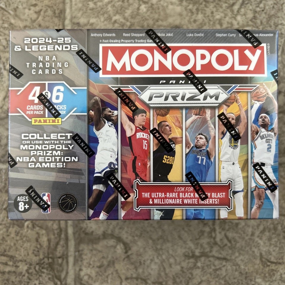 *NEW* Monopoly: NBA 2024-25 & Legends Panini Prizm Booster Board Game ...