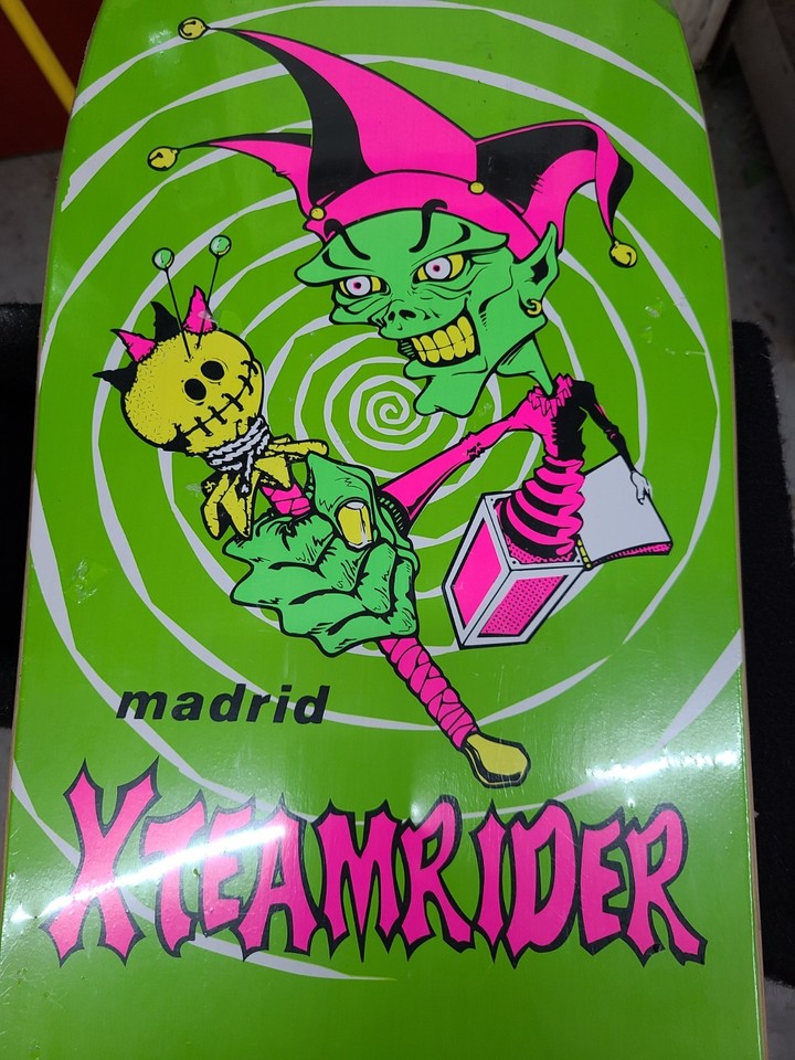 Madrid Xteamrider Skateboard Deck John Lucero Graphics Rare Reissue | eBay