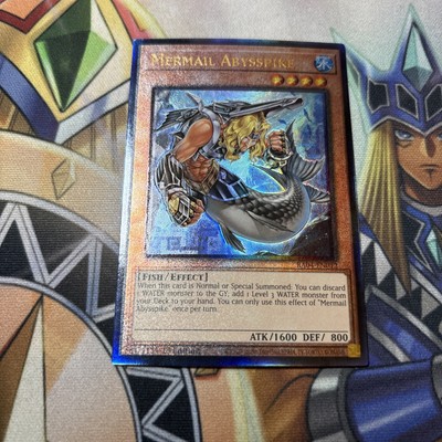 Mermail Abysspike 1st Edition Prismatic Ultimate Rare RA04-EN012 Yu-Gi ...
