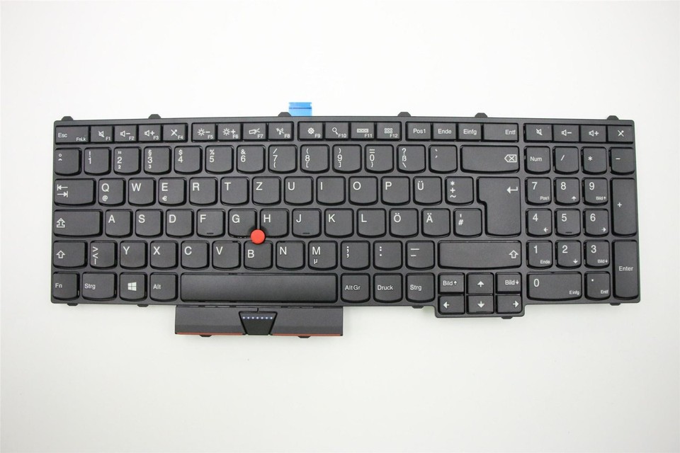 Lenovo ThinkPad P50 P70 Keyboard German Black 00PA259 | eBay