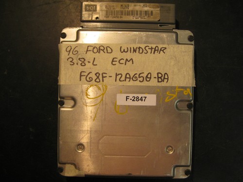 *1996 FORD WINDSTAR 3.8L ECU/ECM #F68F-12A650-BA Control Module (F-2847 ...