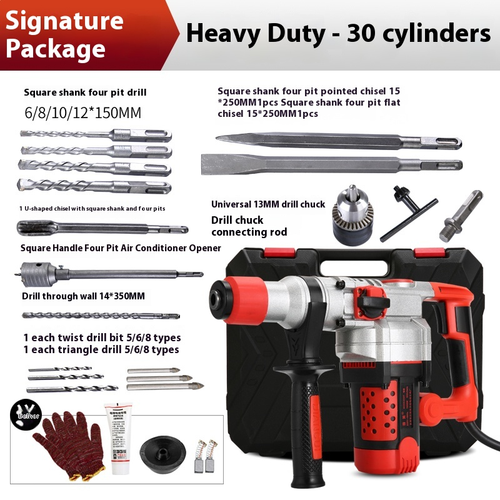 Electric Hammer Electric Pick Multi-function High-power Impact Drill ...