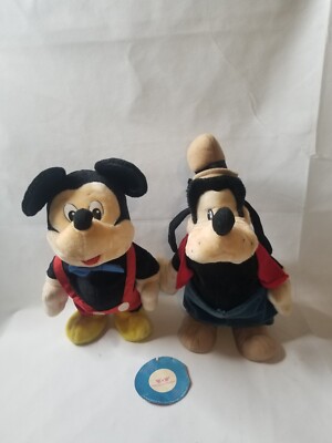 LITTLE BOPPERS GOOFY & Mickey Mouse WORLDS OF WONDER 1987 DANCING PLUSH ...