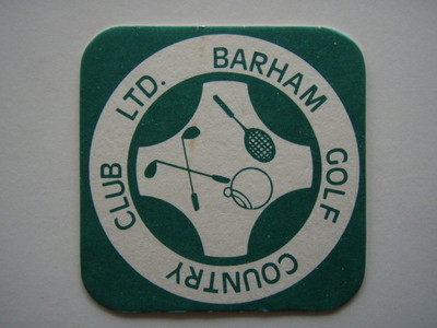BARHAM GOLF COUNTRY CLUB LTD COASTER | eBay Australia
