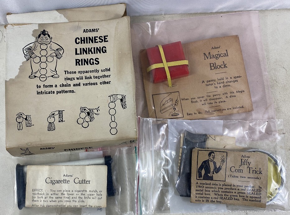 Lot of Vintage 1930's-50's Adams Magic Tricks | eBay