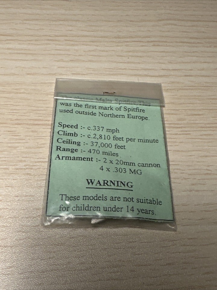 Leading Edge Miniatures 1:300 British Spitfire Mk Vb Tropical Fighter ...