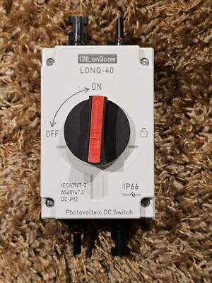 NEW Photovoltaic Isolator Electrical Solar Switch Waterproof IP66 PV ...