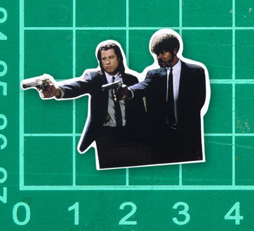 Pulp Fiction Sticker Decal samuel jackson | eBay