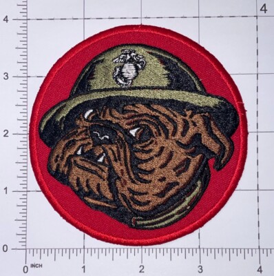 USMC Devil Dog Patch Hook & Iron-On Repro New A1231 | eBay