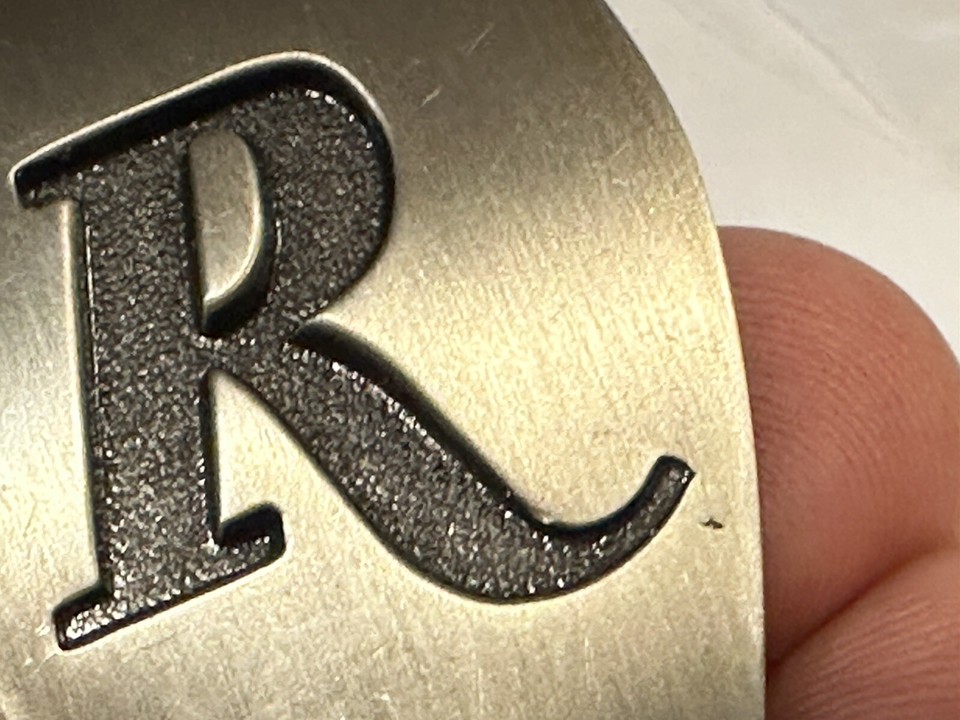REMINGTON SHOTGUN PISTOL GRIP MEDALLION EMBLEM METAL FACTORY ORIGINAL ...