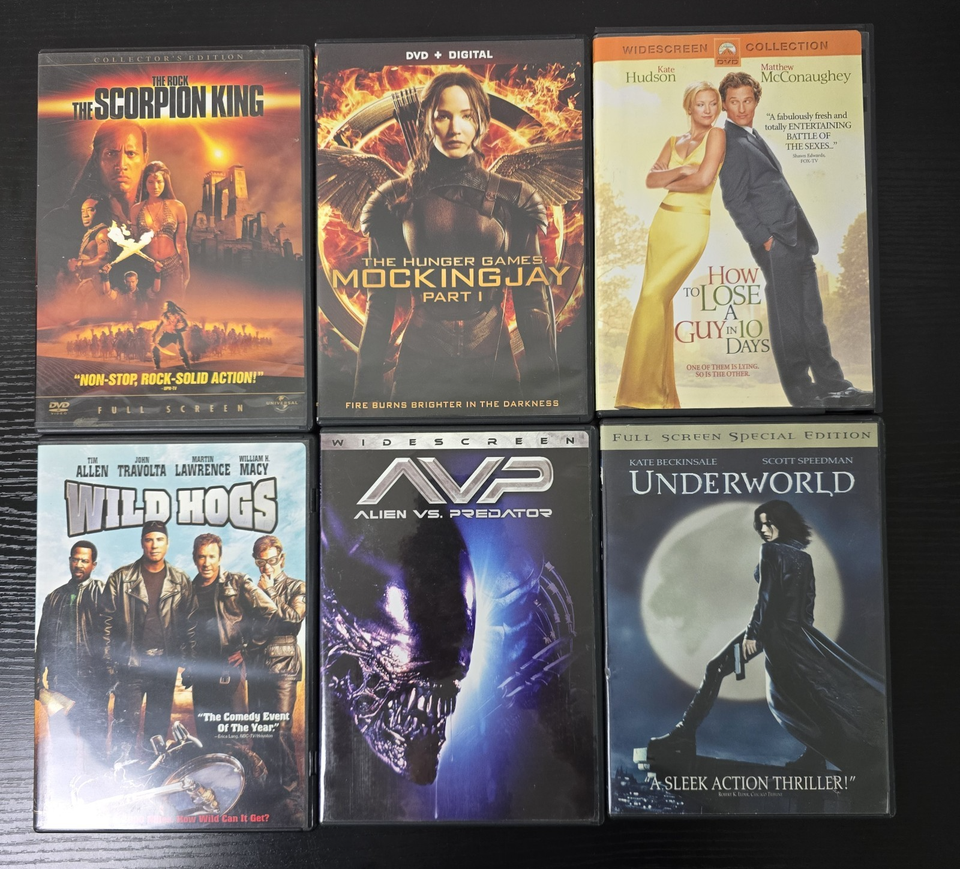Bulk Lot of 36 DVD Movies -Random Mix Good Condition-See Titles in ...