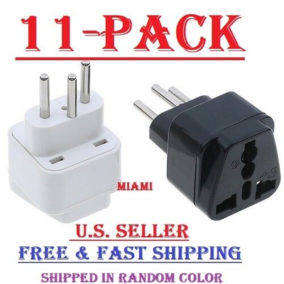 11-PK Switzerland Travel Adapter Plug Type J Swiss Electrical Outlet 3 ...