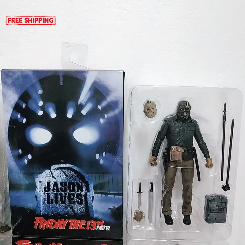 NECA Friday the 13th Jason Voorhees Action Figure – Horror Collectible ...
