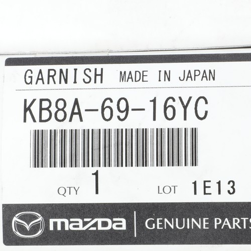 Genuine OEM Mazda KB8A-69-16YC Driver LH Front Door Corner Garnish 2017 ...