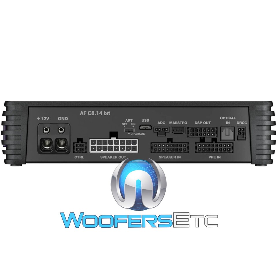 AUDISON AFC8.14BIT 8-CHANNEL 8 X 100W RMS CAR AMPLIFIER 14-CHANNEL DSP ...