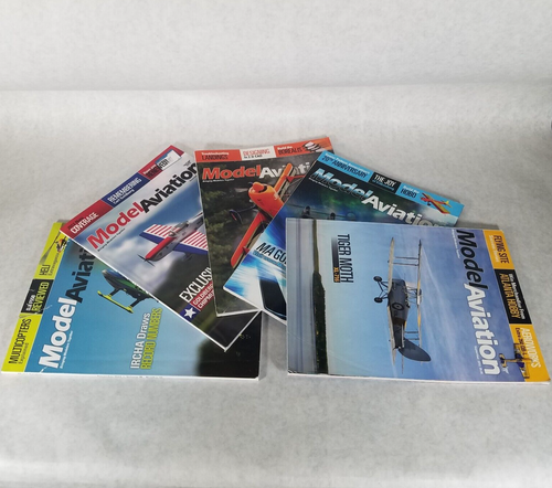 Lot of 5 - 2012 Model Aviation Magazines, AMA - Aug, Sept, Oct, Nov ...