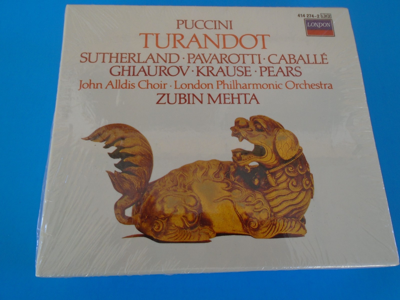 Puccini London Philharmonic Orchestra Zubin Mehta Turandot 2xCD Box Set ...