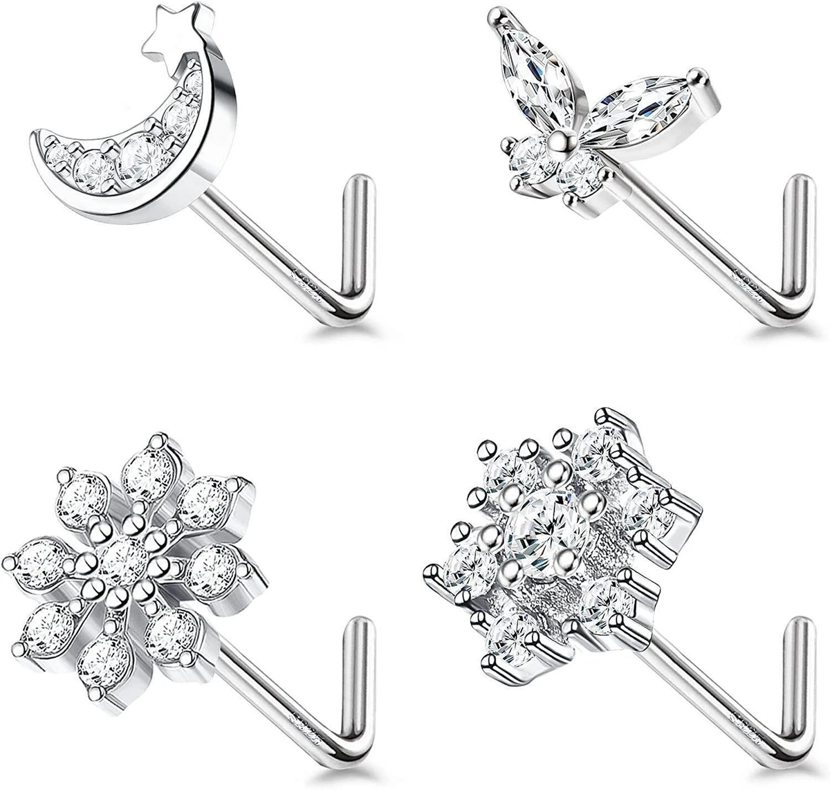 Cute Nose Diamond Studs