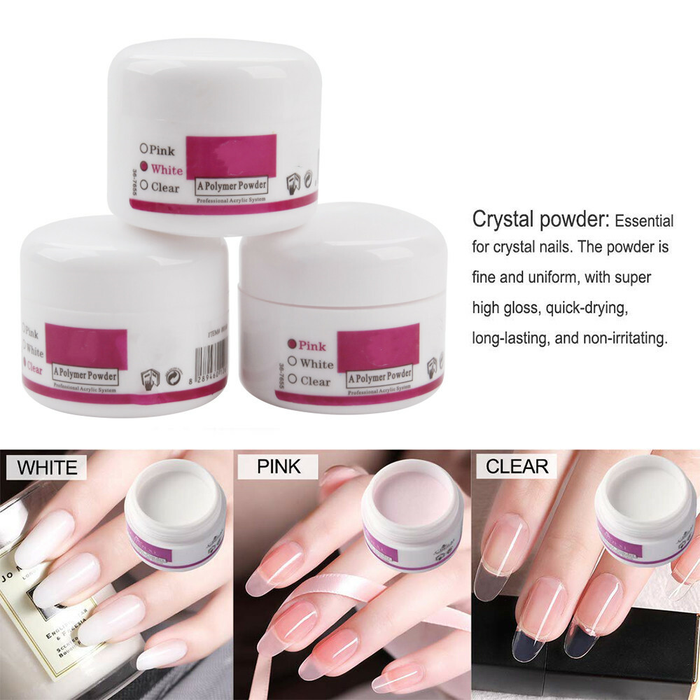 Complete Acrylic Nail Kit Acrylic Powder Art DIY Gel Set Nail Deco ...