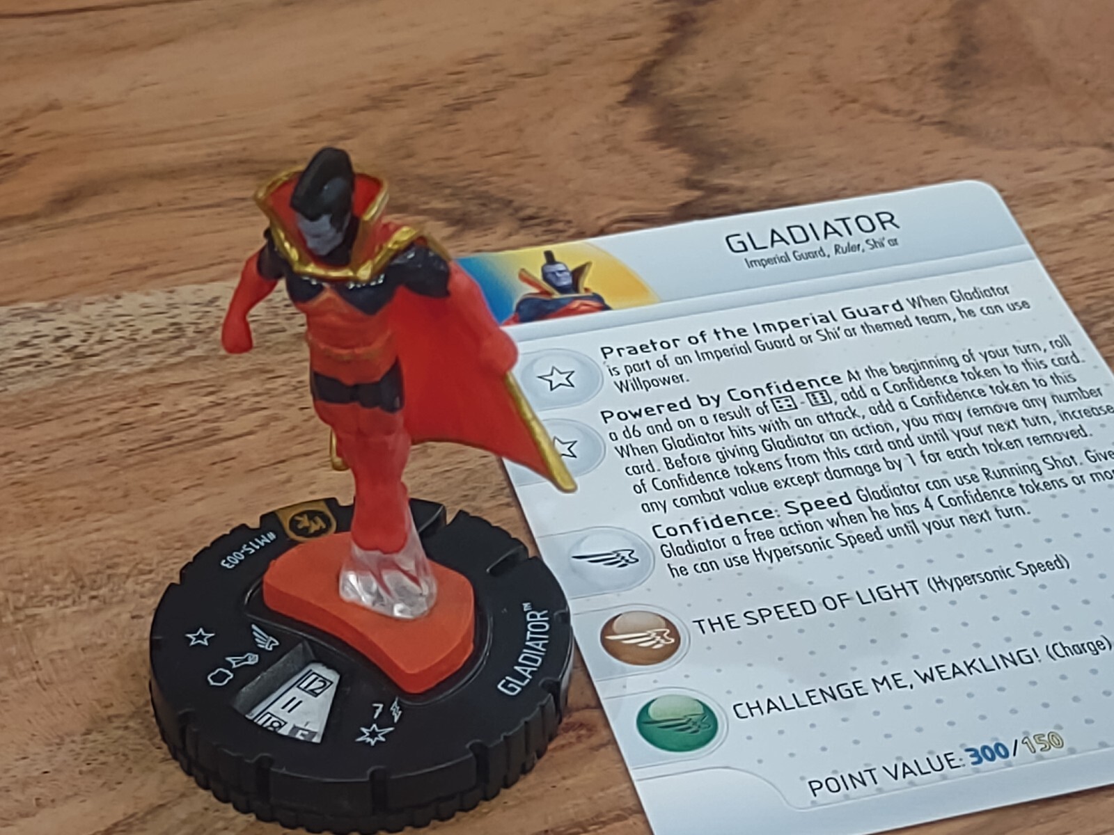 AP02 Heroclix Monthly OP Kit Gladiator #M15-003 Limited Edition w/card ...