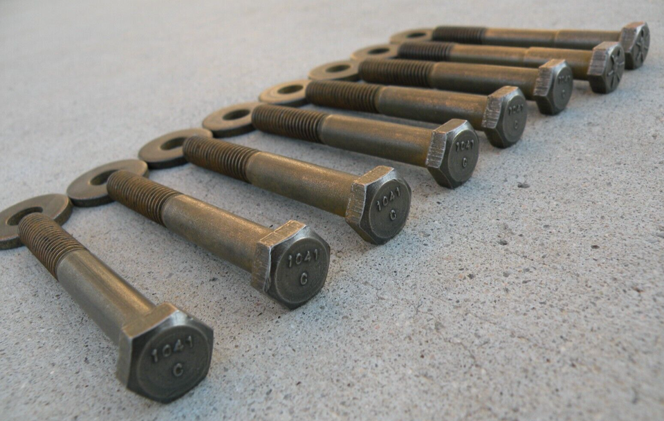 X FORD FE 352 360 390 427 428 ROCKER ARM BOLTS WASHERS FASTNERS 1958 ...