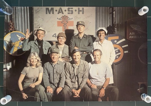 M.A.S.H Poster With Radar, Charles, Col Potter. | eBay