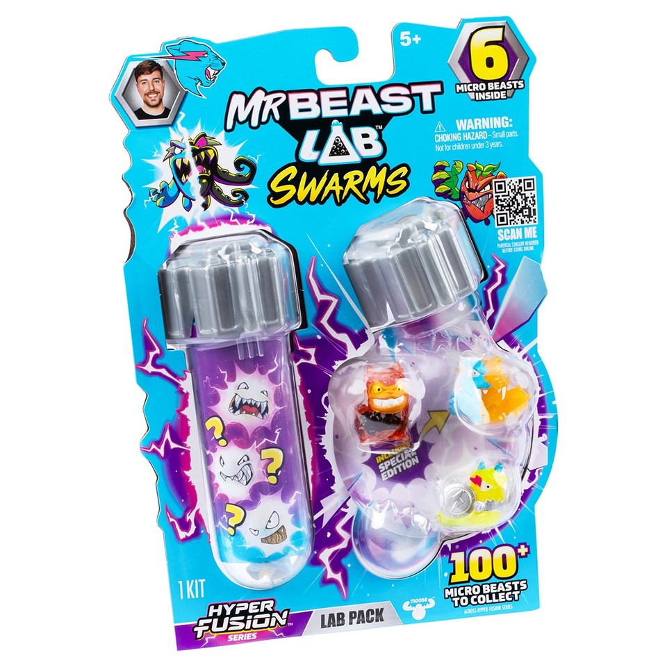 Mr Beast Lab Swarms Hyper Fusions 6 Micro Beasts | eBay UK