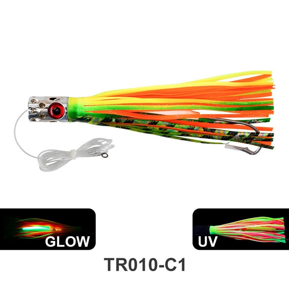 For Night Fishing Squid Trolling Lure Copper Head Hook For Squid ...