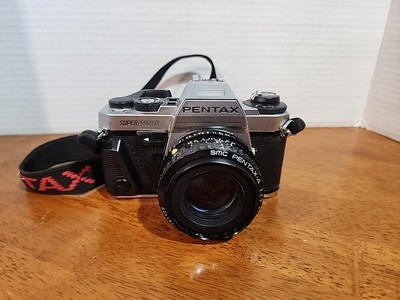 Vintage 1980's Pentax Super Program 35mm SLR Film Camera with 50mm/f1.7 ...