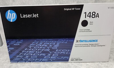 HP 148A Black Original LaserJet Toner Cartridge W1480A - New / Sealed ...