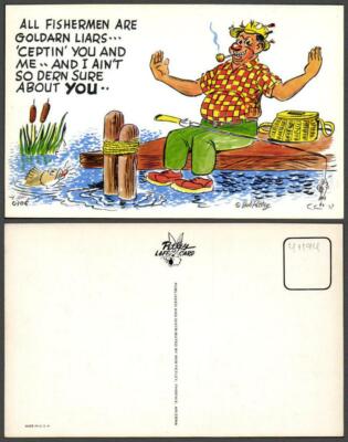 VINTAGE POSTCARD TOPIC: Fishing | eBay