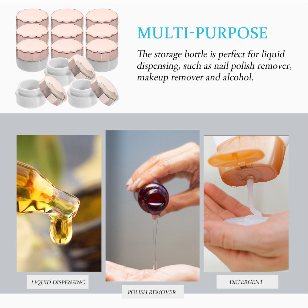 Set of 2 Refillable Makeup Empty Containers Cosmetic Travel Small | eBay