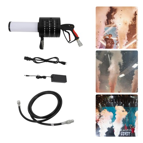 LED CO2 Gun + LED Confetti Cannon Machine CO2 Jet Stage Event For DJ ...