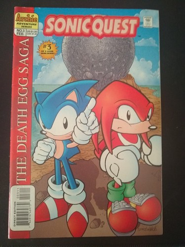 Sonic Quest #3: The Death Egg Saga Comic 1st Ed./Print. Archie ...