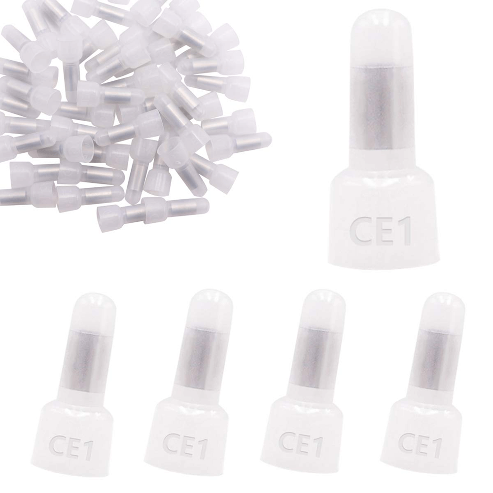 Crimp Cap Connector Terminals Car Home Electrical Wire End Caps CE1 ...