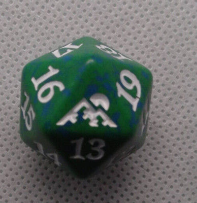 MTG d20 Spindown 20-sided Life Counter die dice Kamigawa: Neon Dynasty ...
