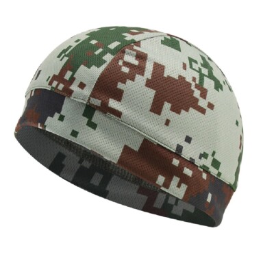 Digital Green Camouflage Moisture Wicking Beanie Stocking Cap Hat ...