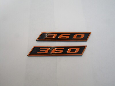 360 ENGINE SIZE HOOD SCOOP FENDER BODY EMBLEMS FIT DODGE CHRYSLER ...
