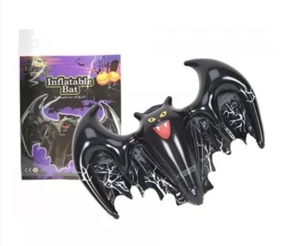 INFLATABLE VAMPIRE BAT GIANT 130cm HALLOWEEN DECORATION SWIMMING POOL ...