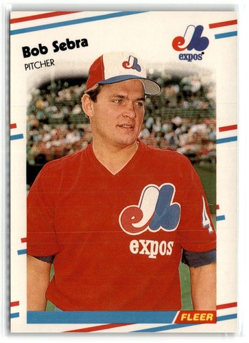 1988 Fleer Baseball Glossy/Tiffany #195 Bob Sebra Montreal Expos | eBay