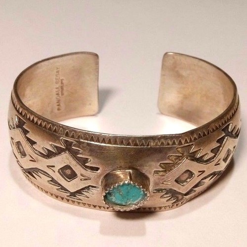 RANDALL BEGAY NAVAJO STERLING SILVER TURQUOISE BRACELET. | eBay