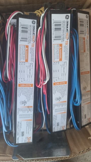 GE Lighting UltraMax T8 Electronic Fluorescent Ballast (78619) for sale ...