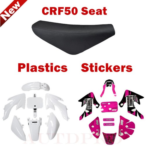 Plastics Fender Kit + Sticker +Seat CRF50 110cc 125cc Thumpstar Atomik ...