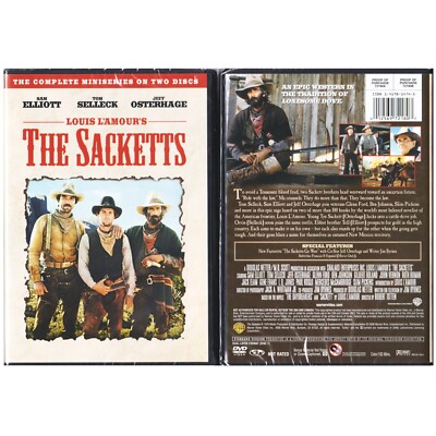 The Sacketts (DVD, 1979) Tom Selleck Sam Elliott Complete Miniseries ...