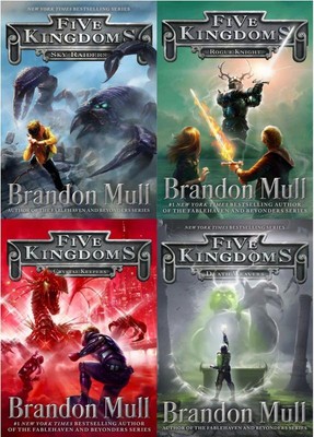 Brandon Mull FIVE KINGDOMS Childrens Fantasy Series PAPERBACK Set Books ...